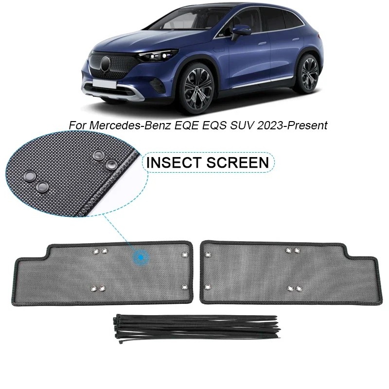 2PCS-Car-Insect-proof-Air-Inlet-Protection-Cover-For-Mercedes-Benz-EQE ...