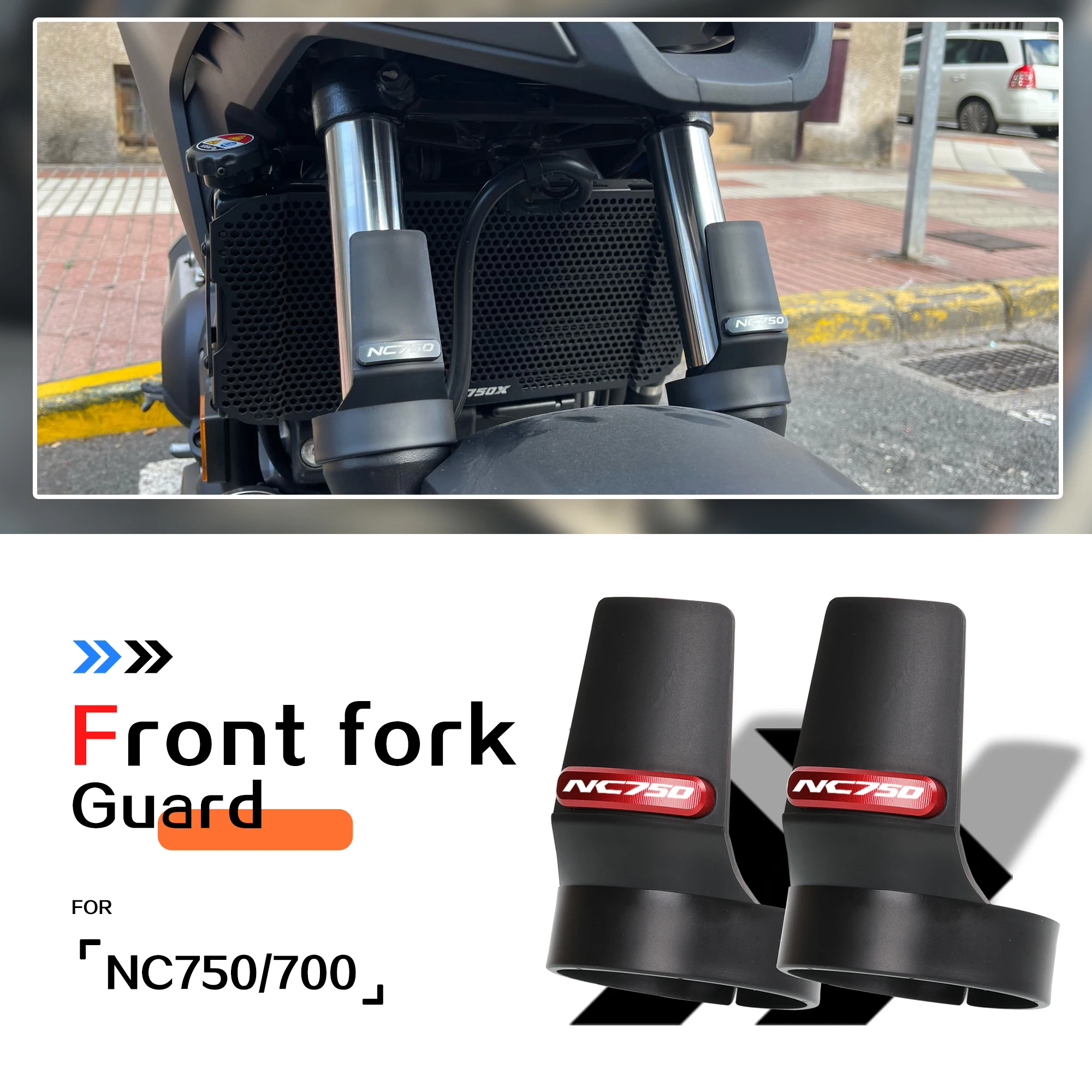 Motorcycle NC750 Front Fork Guard Shock Absorbing Protective Shell ...