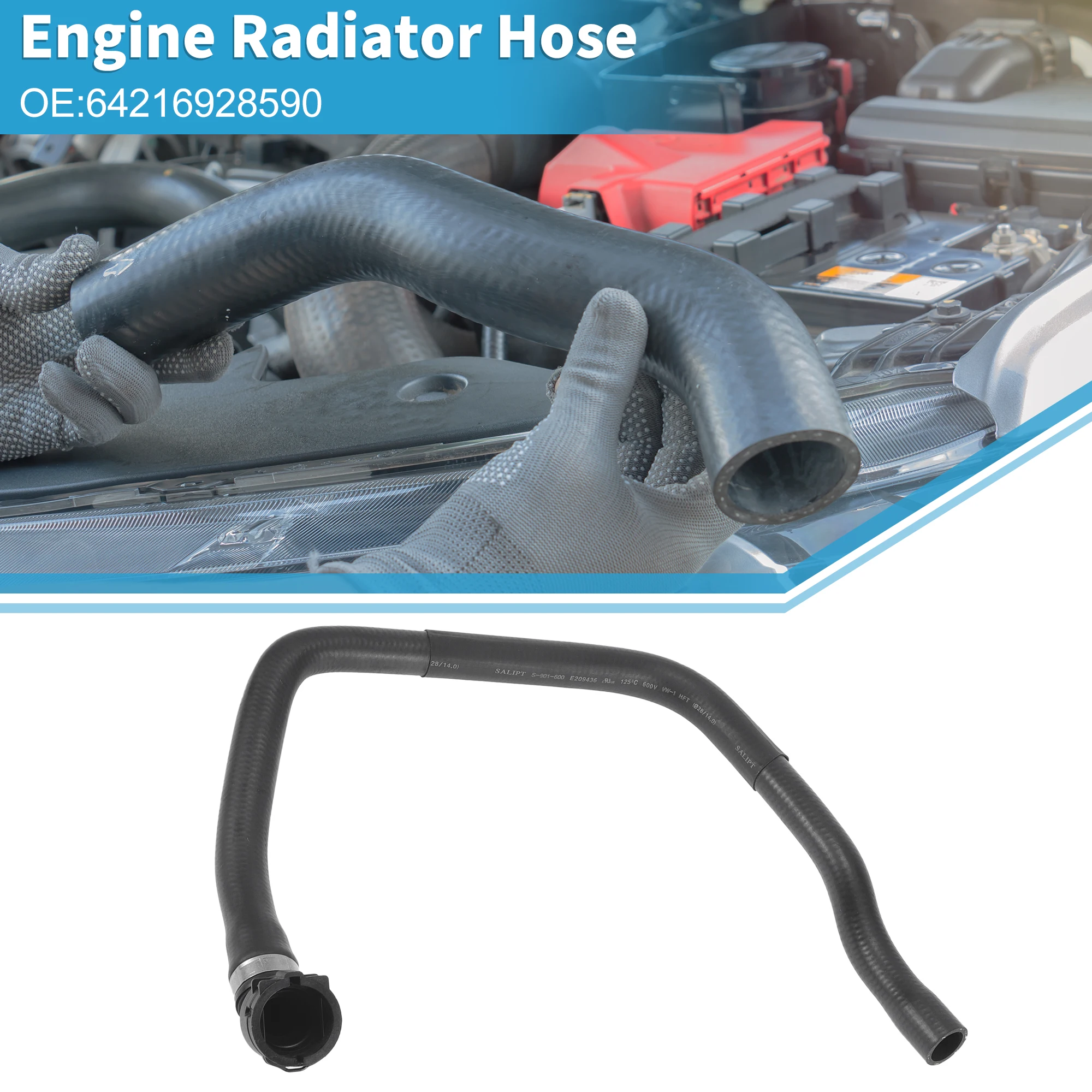 UXCELL-Engine-Radiator-Hose-Coolant-Water-Pump-Hose-for-BMW-120i-2005 ...