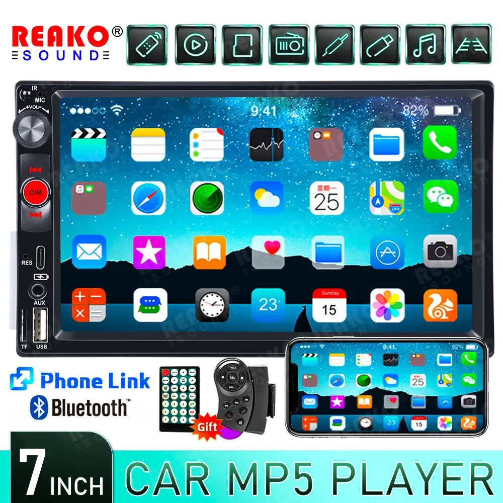 X-REAKO-1Din-Car-Radio-7-HD-MP5-player-Touch-Screen-single-din ...