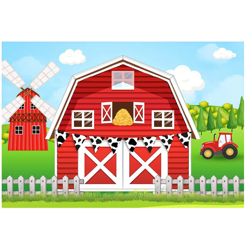 Cartoon Farm Barn