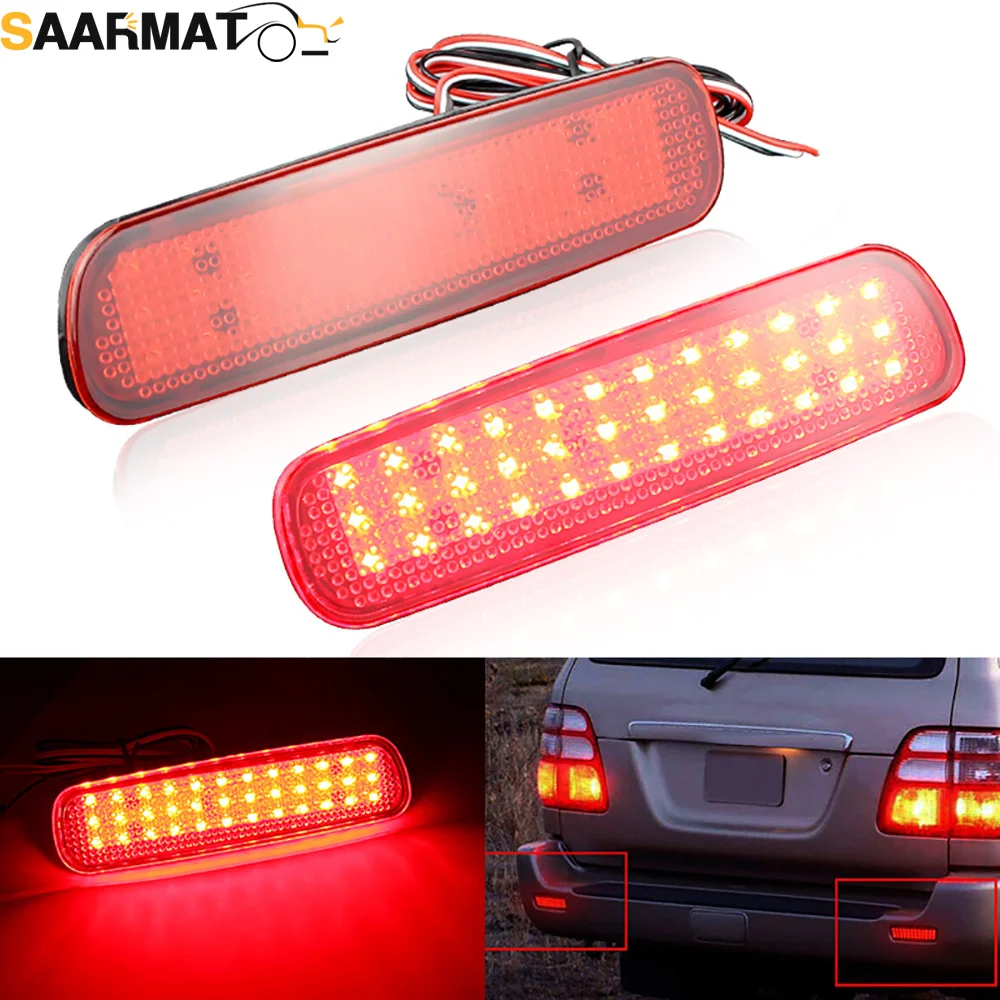 LED-Rear-Bumper-Reflector-Light-For-Toyota-Land-Cruiser-100-For-Cygnus ...