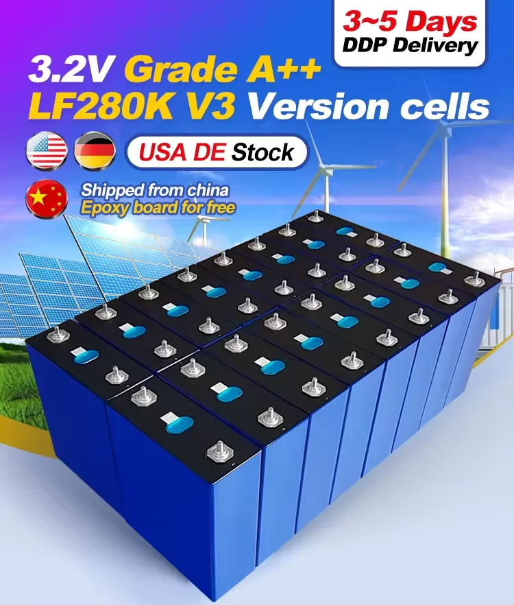 US-stock-LiFePo4-LF280K-280Ah-3-2V-EU-US-Stock-EVE-V3-Lithium-Battery ...