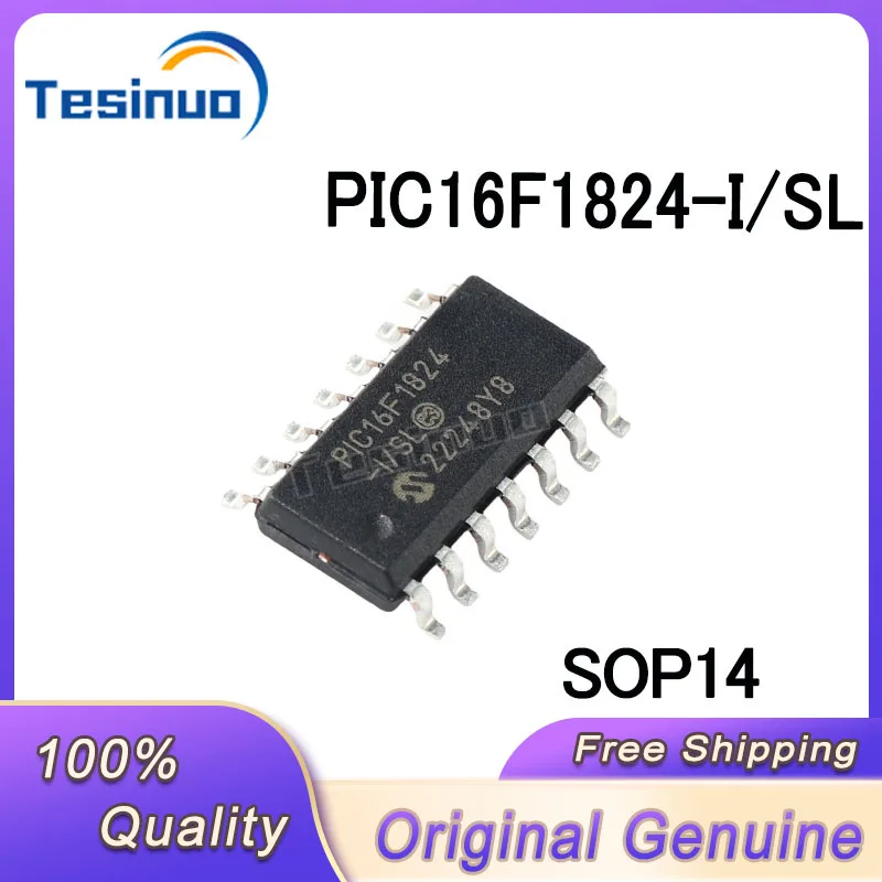 5-10-PCS-New-Original-PIC16F1824-I-SL-PIC16F1824-I-SL-SOP14-8-bit ...