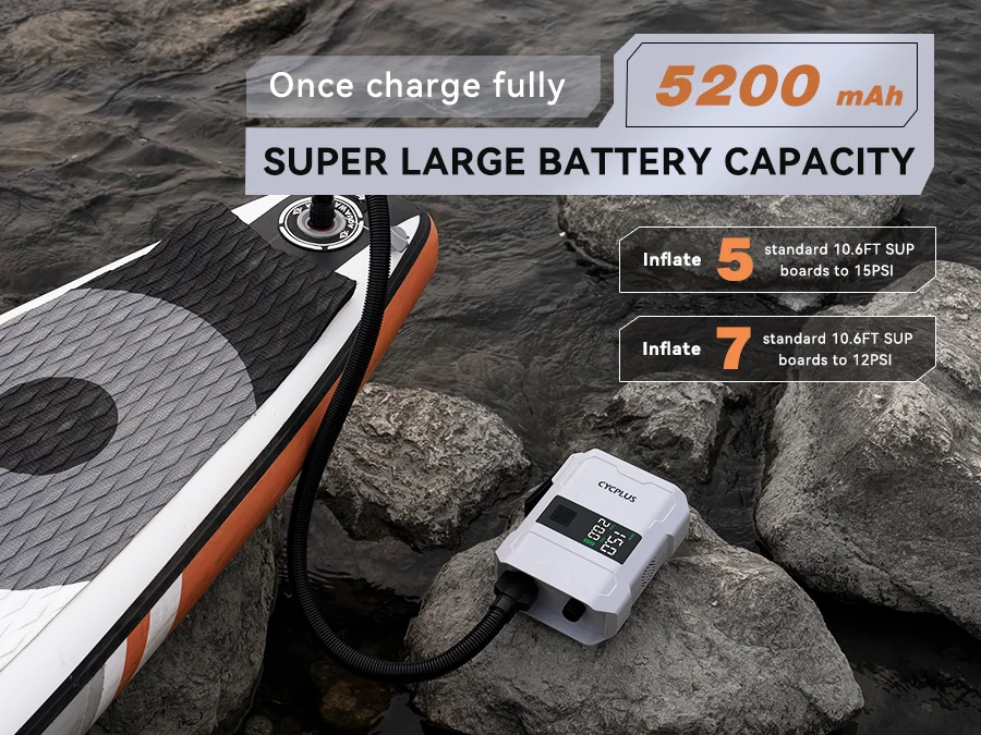 CYCPLUS Volcano Электрический насос для SUP | AliExpress