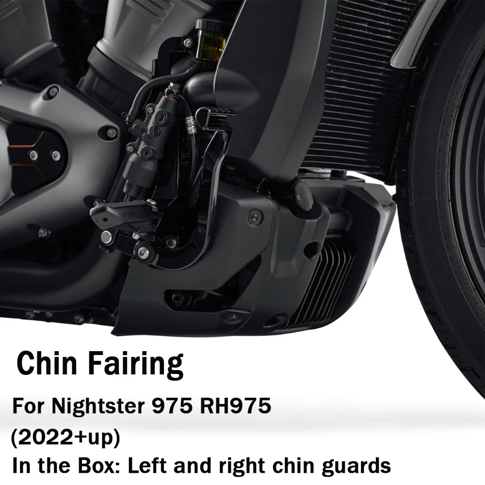 2022-NEW-Motorcycle-Black-Lower-Chin-Fairing-Front-Spoiler-For ...