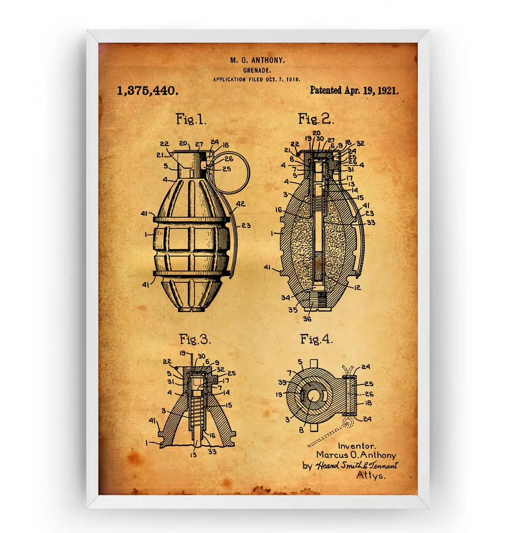 Sting Ball Grenade Patent