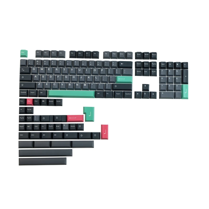 142 Keys/set GMK Modern Dolch Keycaps PBT Dye Sublimation Key Caps ...