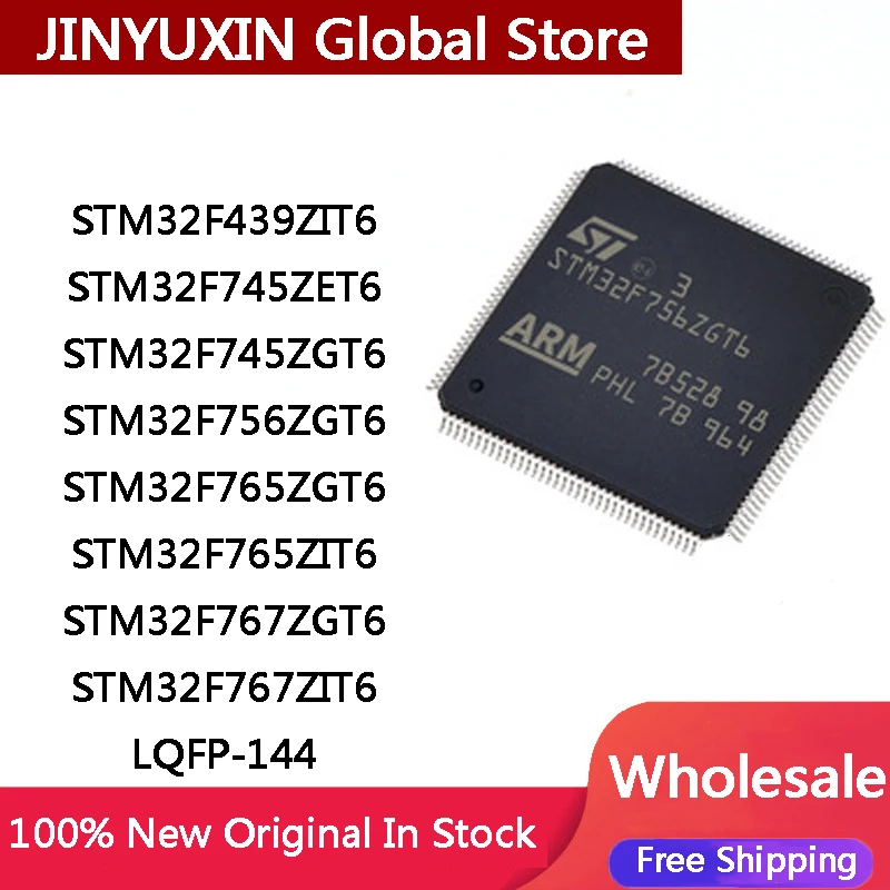 STM32F439ZIT6 STM32F745ZET6 STM32F745ZGT6 STM32F756ZGT6 STM32F765ZGT6 STM32F765ZIT6 ...