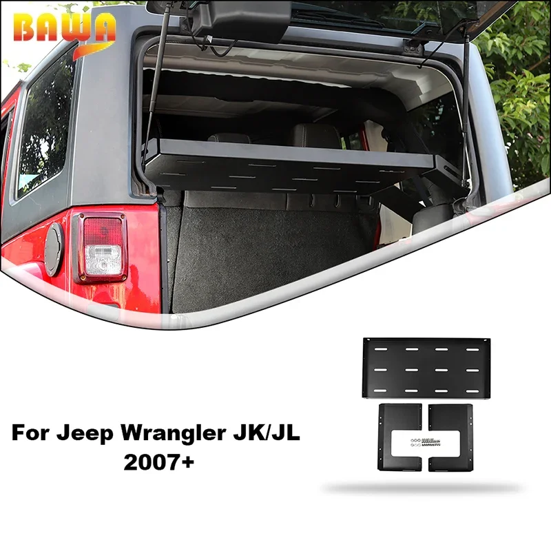 BAWA Rear Racks for Jeep Wrangler JK JL 2007-2025 Trunk Storage Rack ...