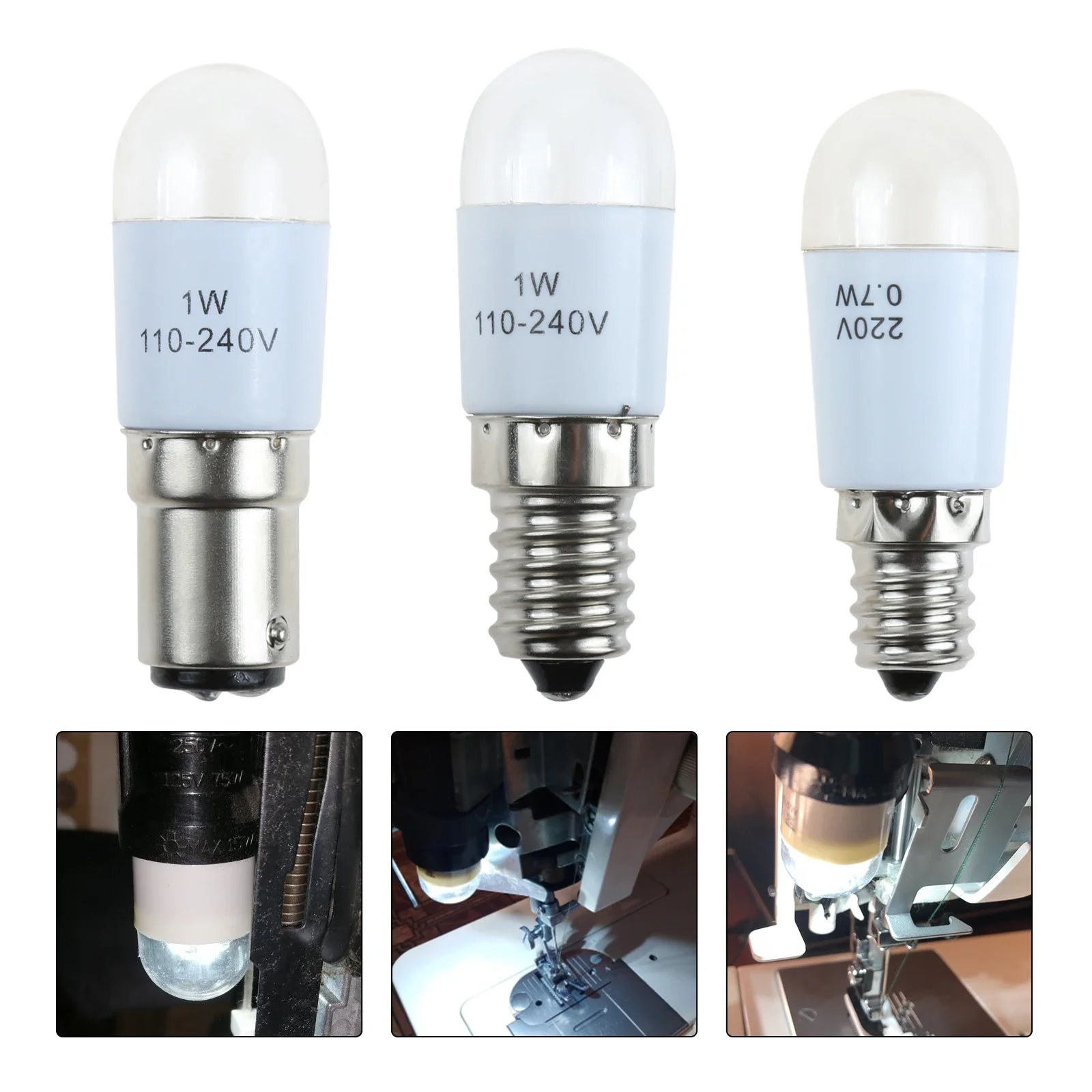 1pc-Household-Sewing-Machine-Light-Universal-LED-Bulb-BA15D-E14-E12-110 ...