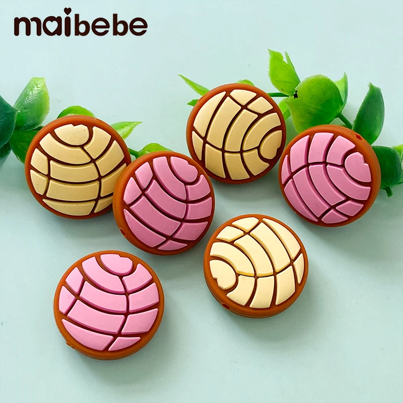 10pcs-Silicone-Teether-Beads-Free-Silicone-Teether-Diy-BreadTeething ...