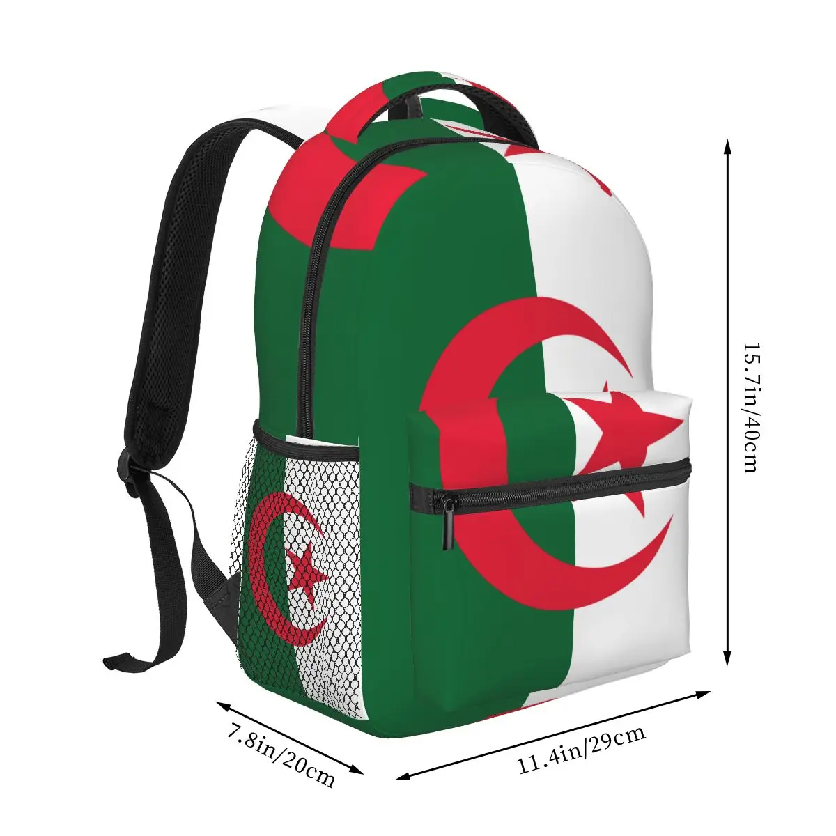 Women Backpack Flag Of Algeria Fashion Bag for Women Men School Bag ...