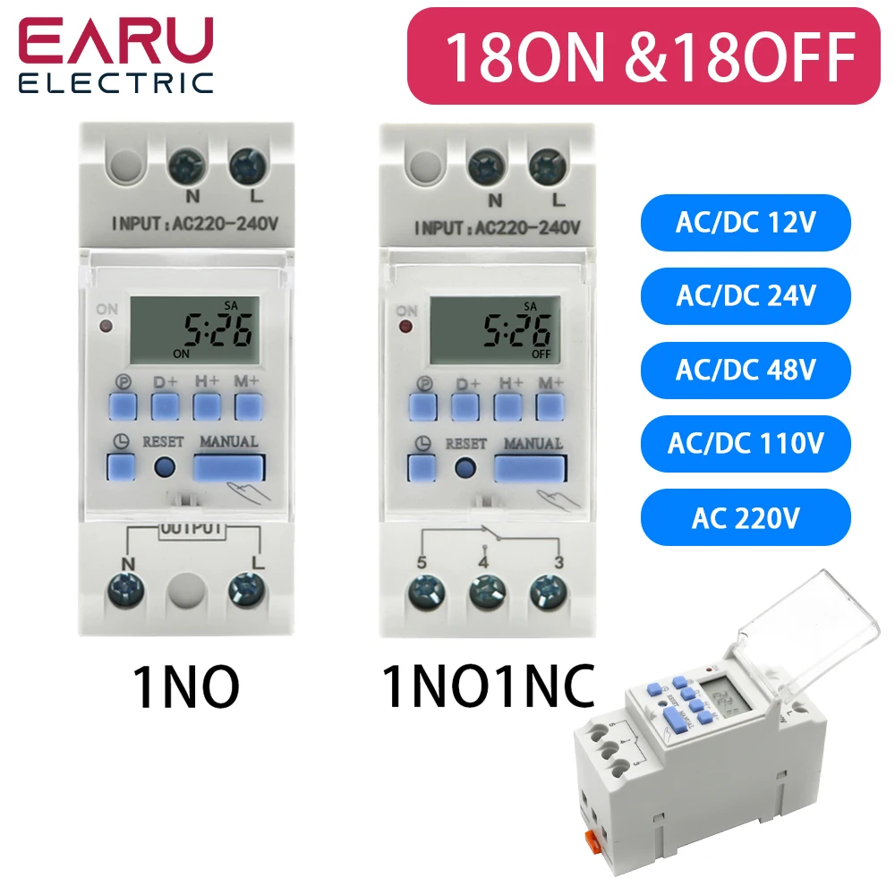 Electronic-Weekly-7-Days-Programmable-Digital-Timer-Switch-Relay ...