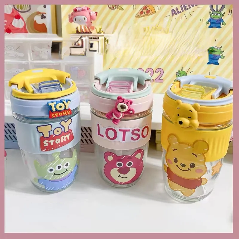 Disney-Lotso-Alien-Kids-Baby-Drinkware-Glass-Water-Cup-Portable-Cup ...