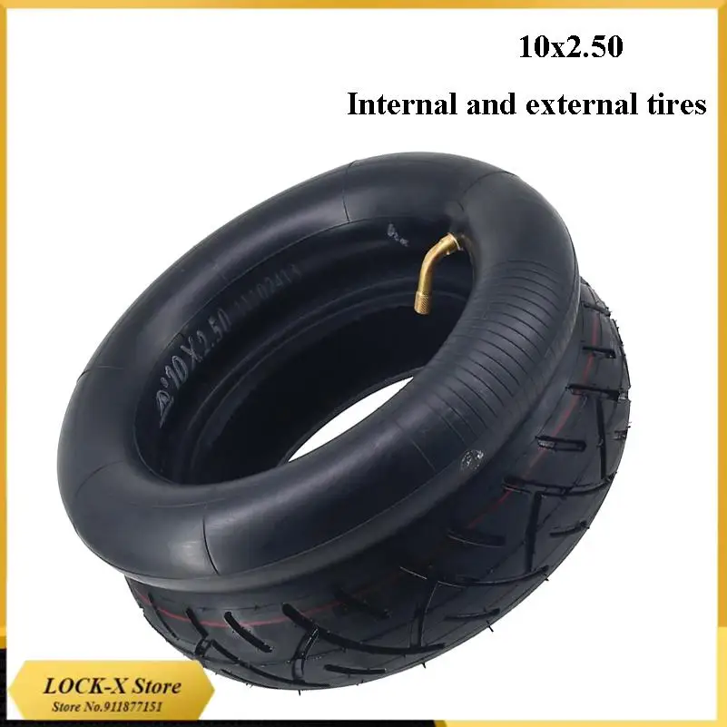 Electric Scooter 10×2.5 Pneumatic Tire Inner Tube Inflatable Tyre For ...