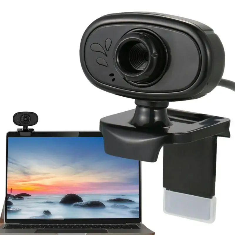 Plug-And-Play-PC-Webcam-480P-Camera-With-Microphone-USB-HD-Computer-Web ...
