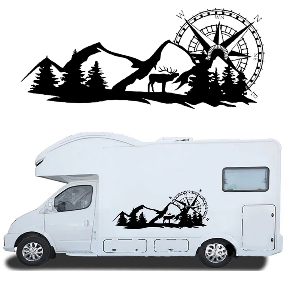 Forest Mountain Graphics Car Stickers For Motorhome Horsebox Caravan RV ...