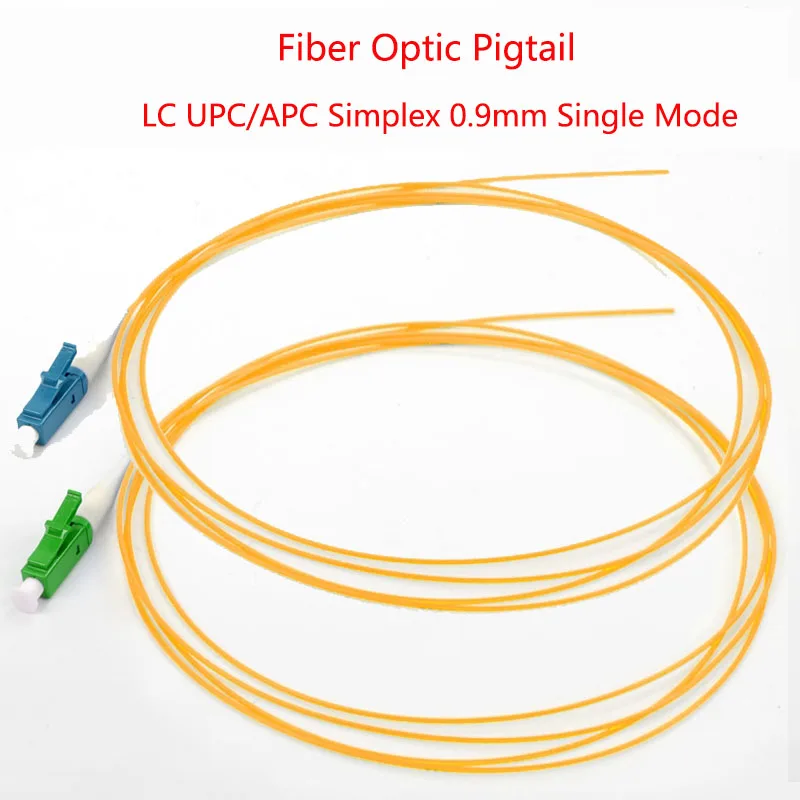 20-50-100-200PCS-LC-APC-Fiber-Optic-Pigtail-Simplex-0-9mm-9-125-Single ...
