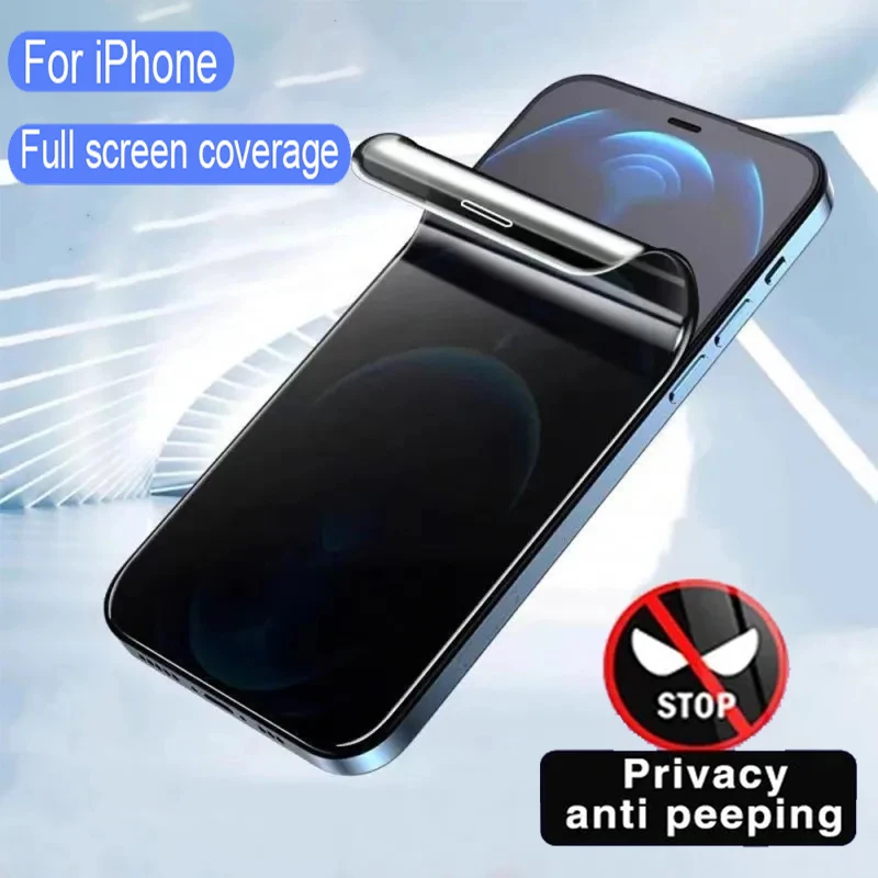 Anti-Spy-Hydrogel-Film-For-iPhone-14-13-12-11-15-Pro-Max-Mini-Privacy ...