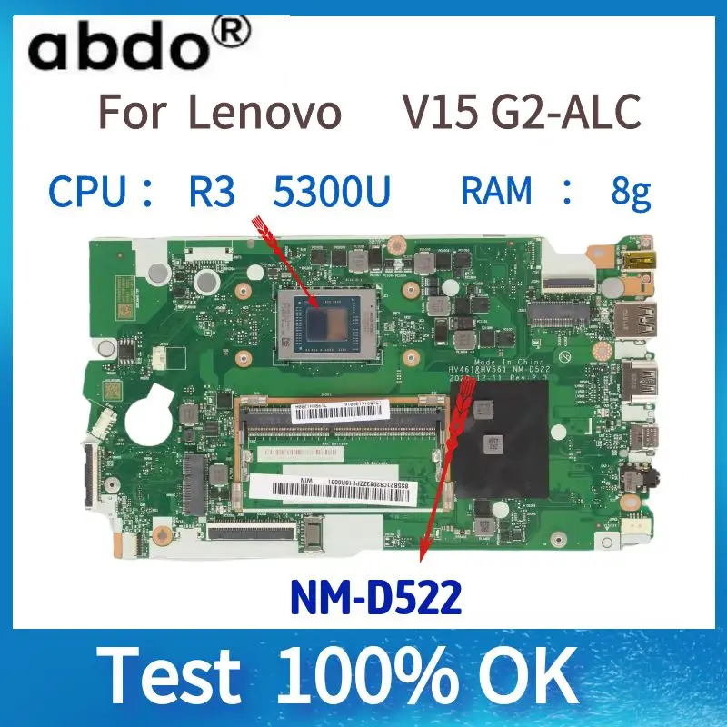 Lenovo-ideapad-V15-G2-ALC-V14-G2-ACL-Laptop-anakart-i-in-CPU-R3-5300U ...