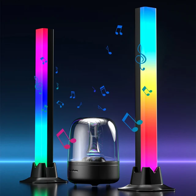 LED RGB Rhythm Movement Desktop Light with Remote - TECHTRONICS SHOP