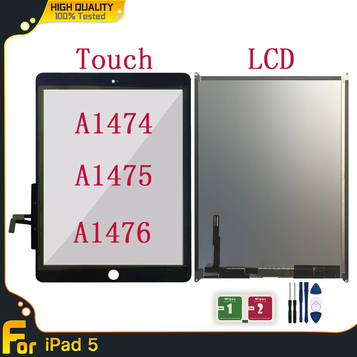 Tablet-LCD-For-iPad-5-Air-1-A1474-A1475-A1476-LCD-Display-Digitizer ...