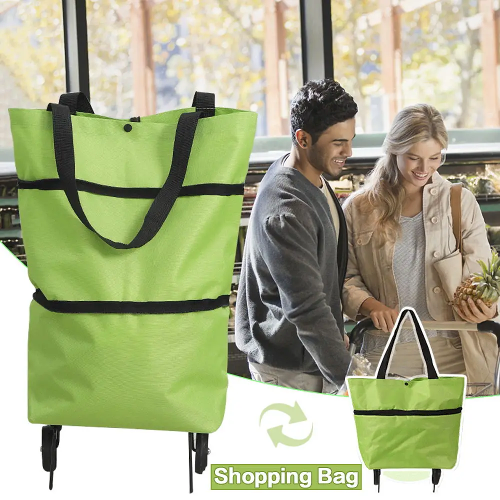1pc-Portable-Collapsible-Shopping-Bag-with-Wheels-Hand-Cart-Home-Large ...