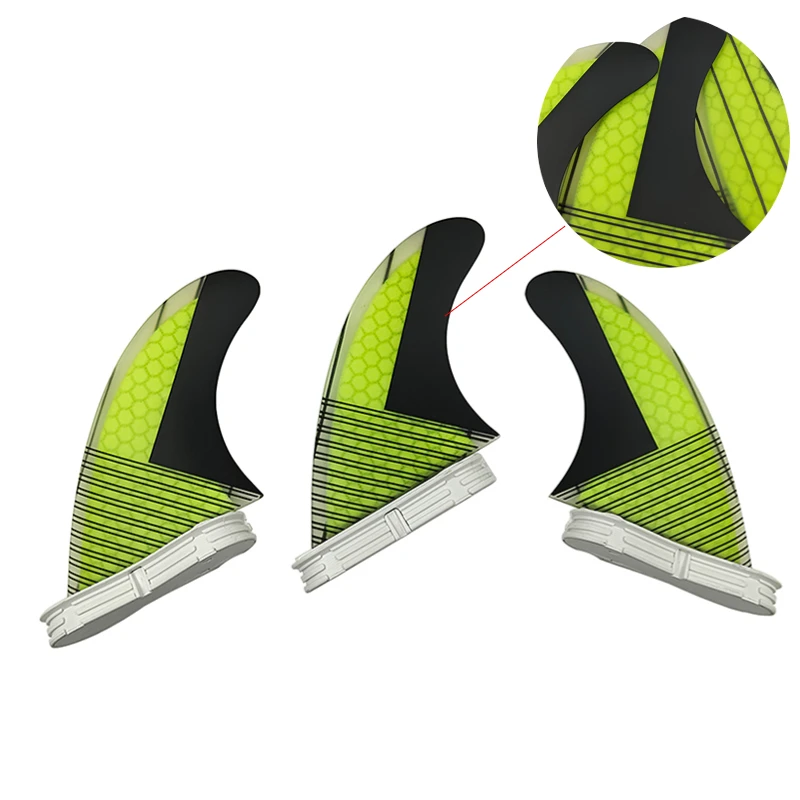 Sup Replacement Fins ISF Carbon Fiber Honeycomb Wood Surfboard Fins ...