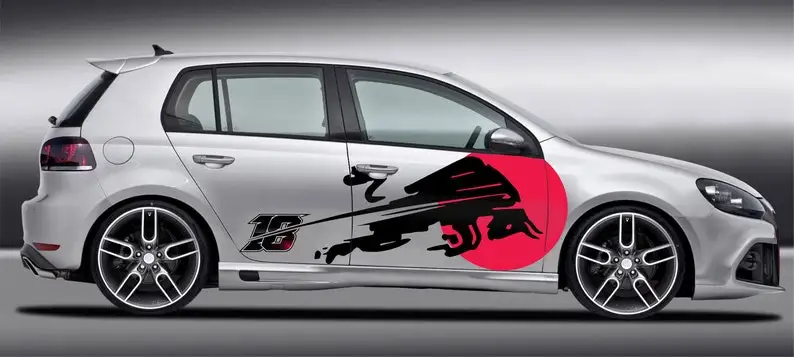 2x-Angry-Bull-Sticker-Art-Decal-incluye-ambos-lados-Calcoman-a-adhesiva ...