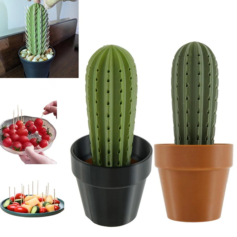 Toothpick Holder-Cactus Toothpick Dispenser 3D Printed Cactus ...