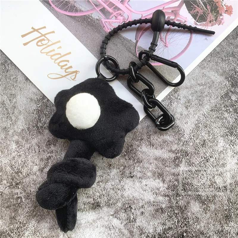 Dragonne,Lanière en peluche pour téléphone, motif fleurs, cordon pour ...