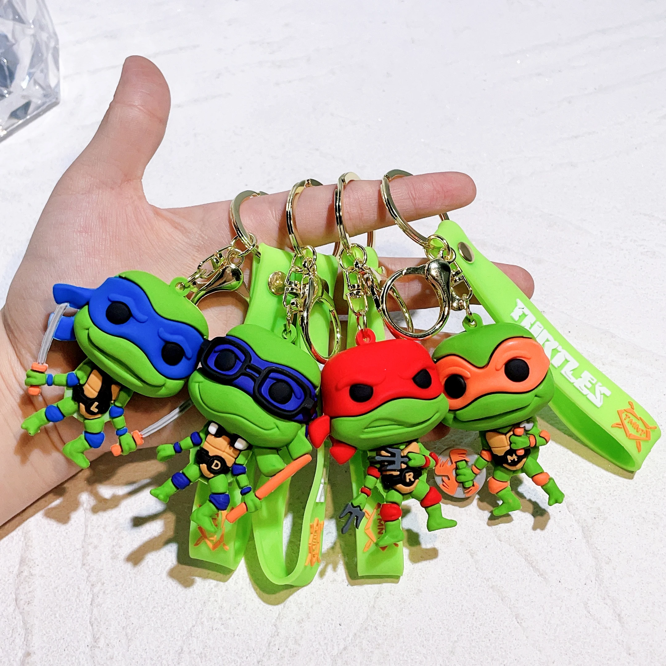 Anime-Ninja-Turtles-Keychain-Cartoon-Key-Chain-Cool-Car-Key-Ring ...