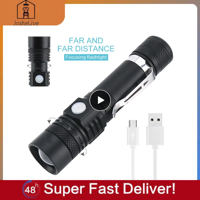 1-2-4PCS-Ultra-Bright-LED-Flashlight-With-XP-L-V6-LED-Lamp-Bead ...