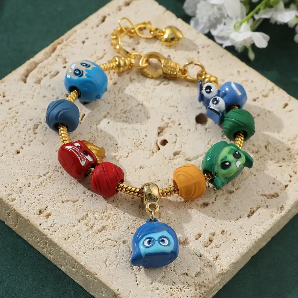 new-Inside-Out-2-cartoon-animation-jewelry-bracelet-beaded-jewelry ...