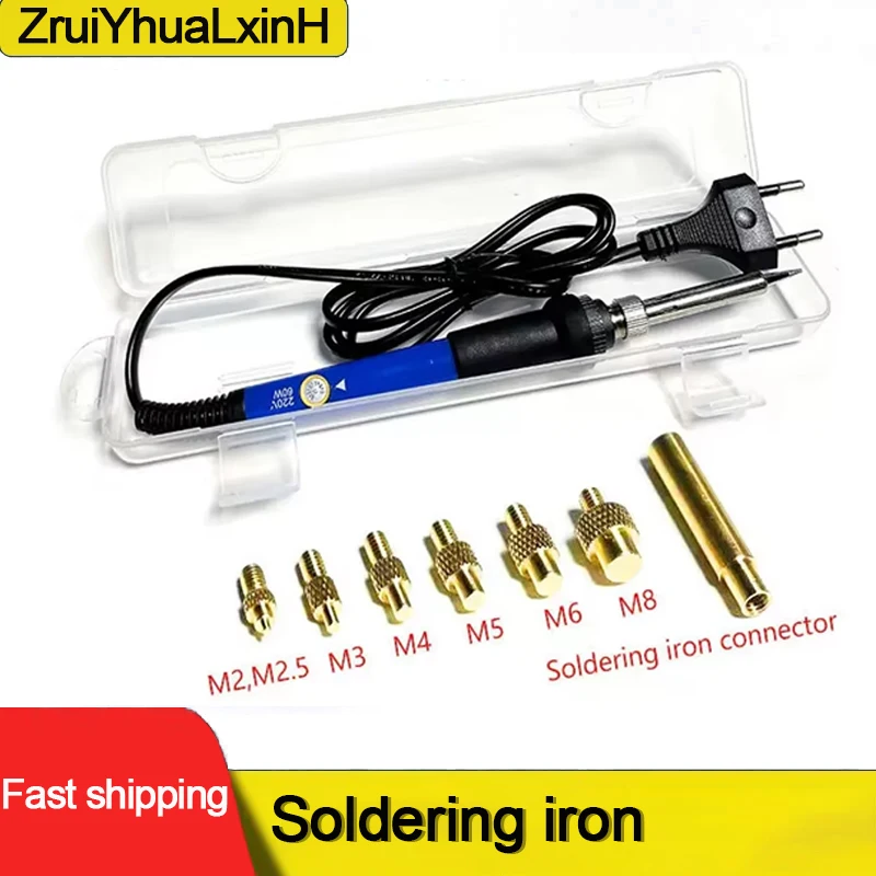 Thermoset-Insert-Soldering-Iron-Tip-Set-Brass-Hot-Melt-Insert-Nuts-M2 ...