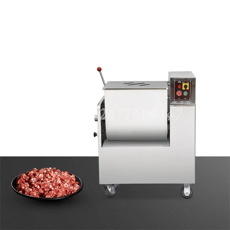 Commercial-Meat-Grinder-Stainless-Steel-Combined-Meat-Mixer-Automatic ...