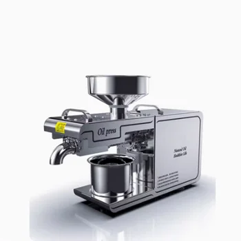 220V/110V Heat Cold Home Oil Press Machine For Pressing Olive Oil ...