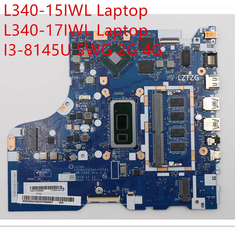 Laptop-Mainboard-para-Lenovo-Motherboard-para-Lenovo-IdeaPad-L340-15IWL ...