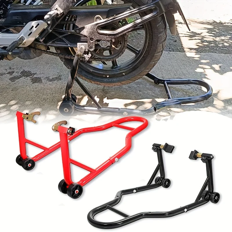 Universal-Motorcycle-Full-Set-Rear-Wheel-Support-Stand-Wheel-Stand-Auto ...
