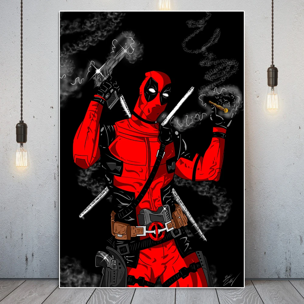 Disney Avengers Deadpool Movie Poster Print Marvel Superhero Deadpool ...