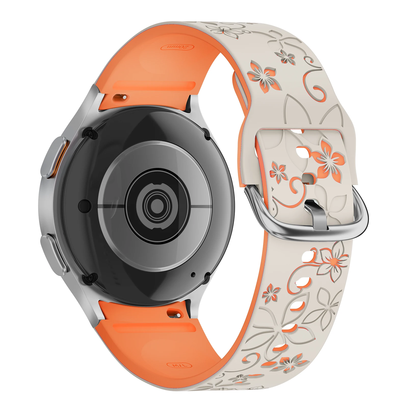 Premium Engraved Silicone Sport Strap - Universal Smartwatch Band, No ...