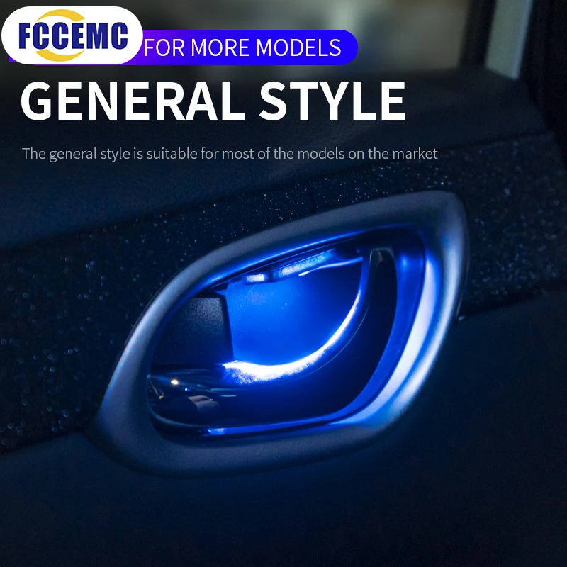 4pcs-Car-Ambient-LED-Light-Auto-Inner-Door-Bowl-Handle-Armrest-Light ...