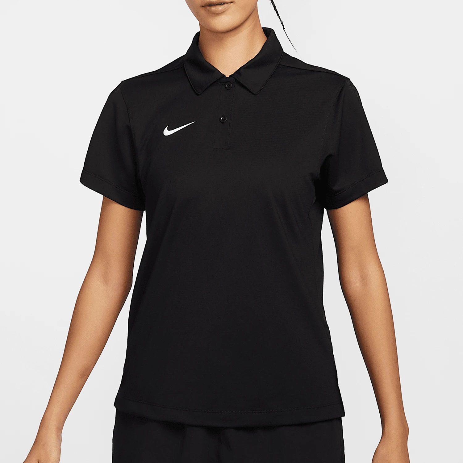 Nike genuine DRI-FIT Women's Breathable V-Neck Casual Polo Shirt IB8748 ...