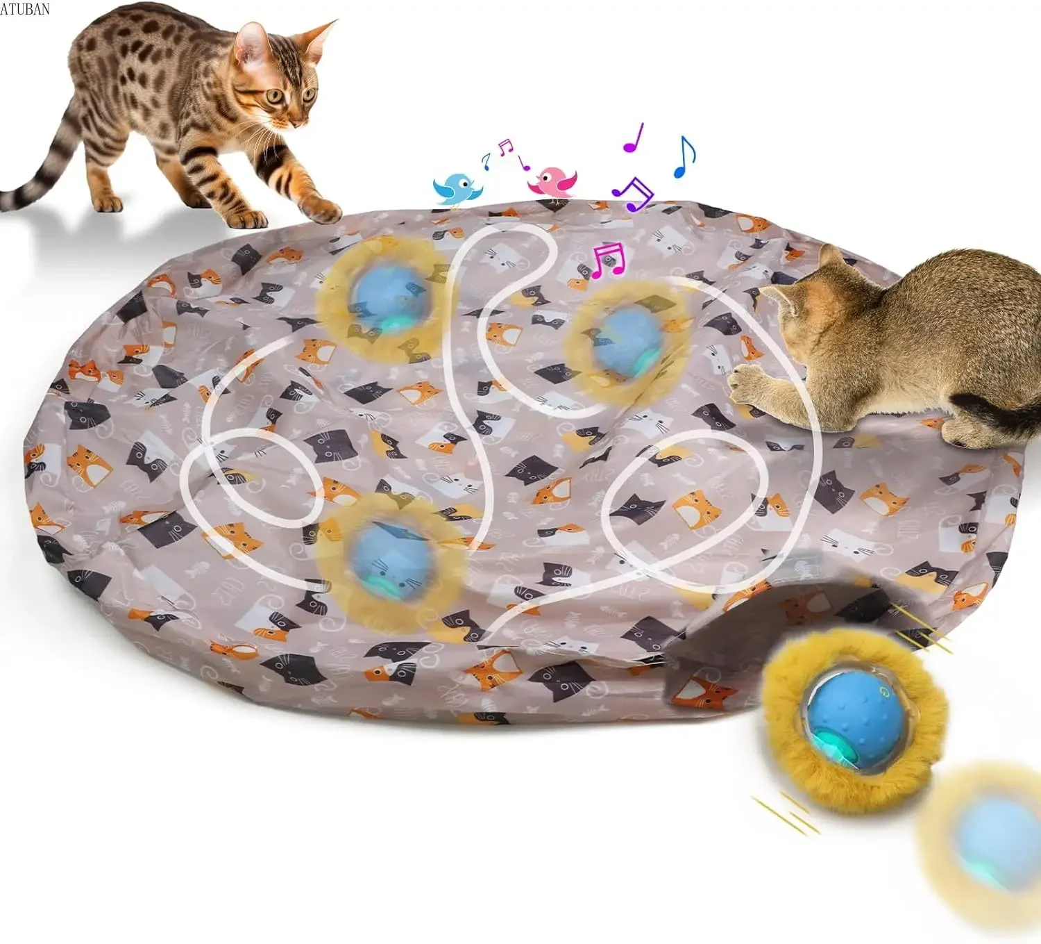 ATUBAN-Electric-Cat-Toys-Hide-and-Seek-Kitten-Toy-Motion-Activated ...