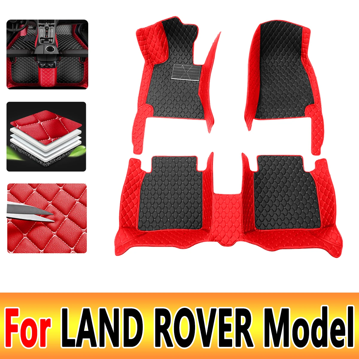 Car-Mats-Floor-For-LAND-ROVER-Discovery-2-3-4-5-Sport-Range-Rover-4seat ...