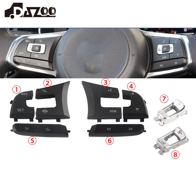 For-VW-Golf-7-MK7-GTI-GTS-Multifunctional-Steering-Wheel-Button-Volume ...
