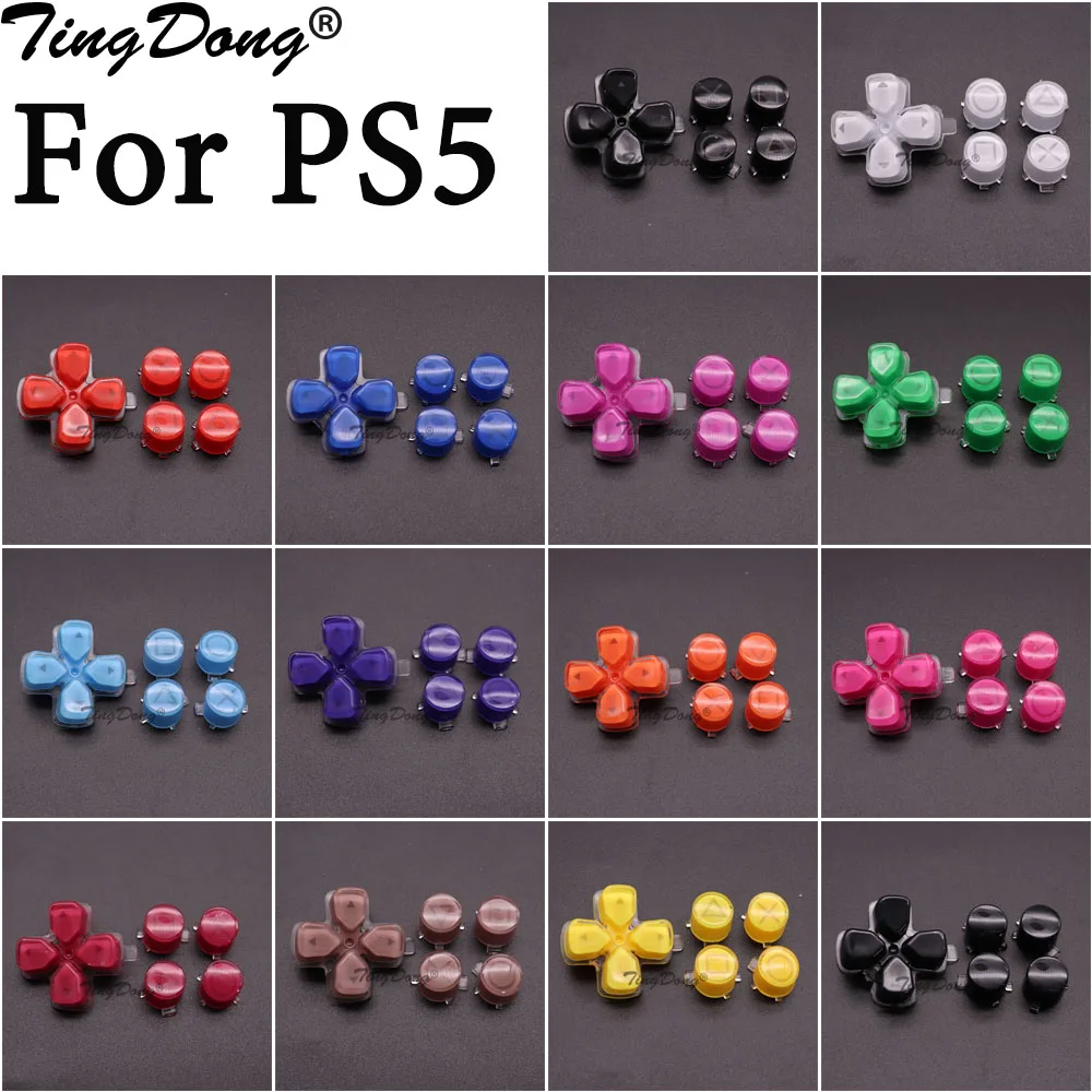 Replacement-Plastic-Crystal-Buttons-ABXY-D-Pad-Driection-Key-Kit-For ...