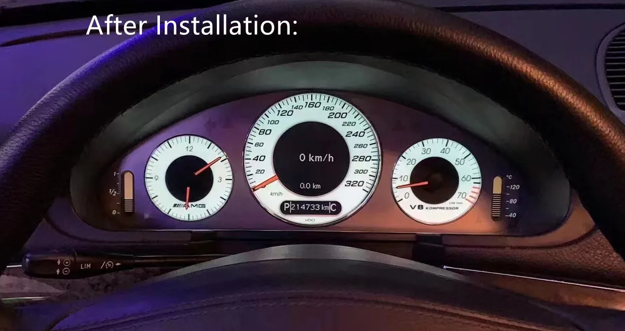 For-Mercedes-Benz-W211-W209-C219-W219-AMG-V8-KOMPRESSOR-Instrument ...