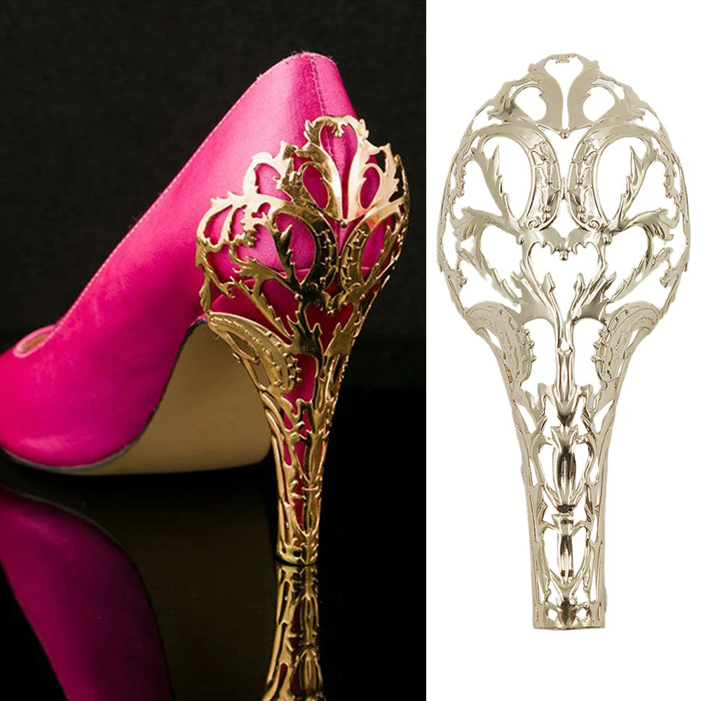 Couvre-talons-en-m-tal-pour-chaussures-talons-hauts-accessoires-de-r ...
